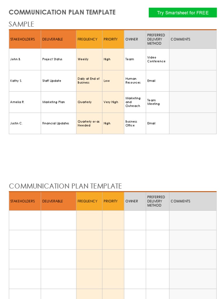 IC Communication Plan 11686 - WORD - 0 | PDF