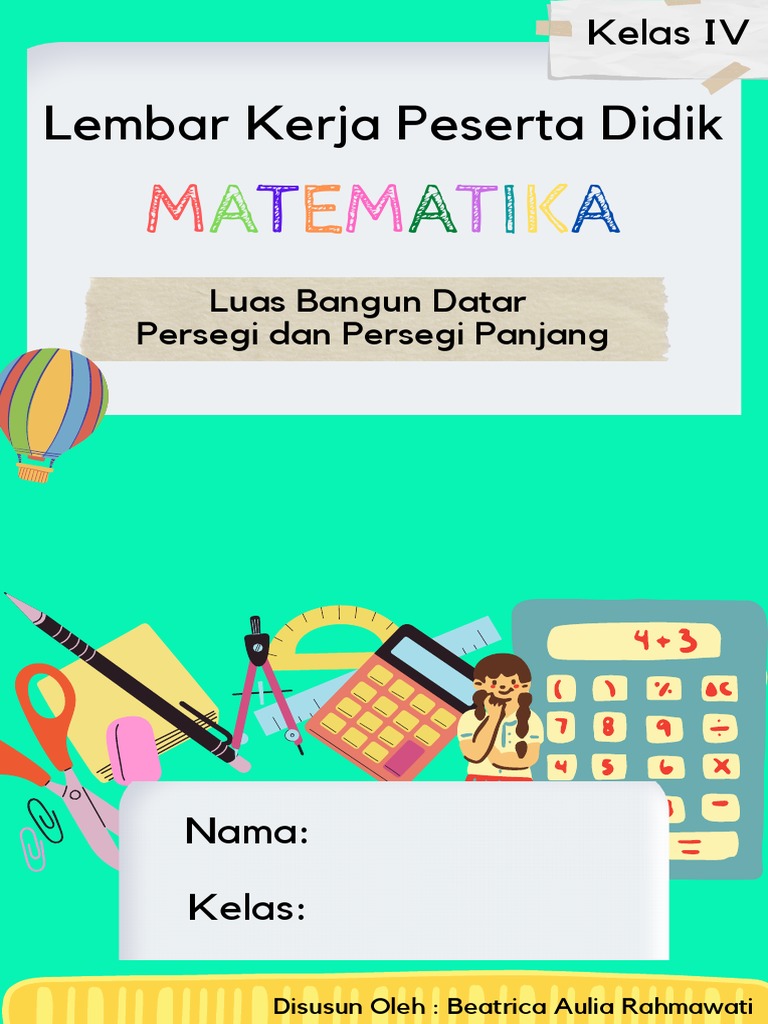 LKPD Luas Persegi dan Persegi Panjang | PDF