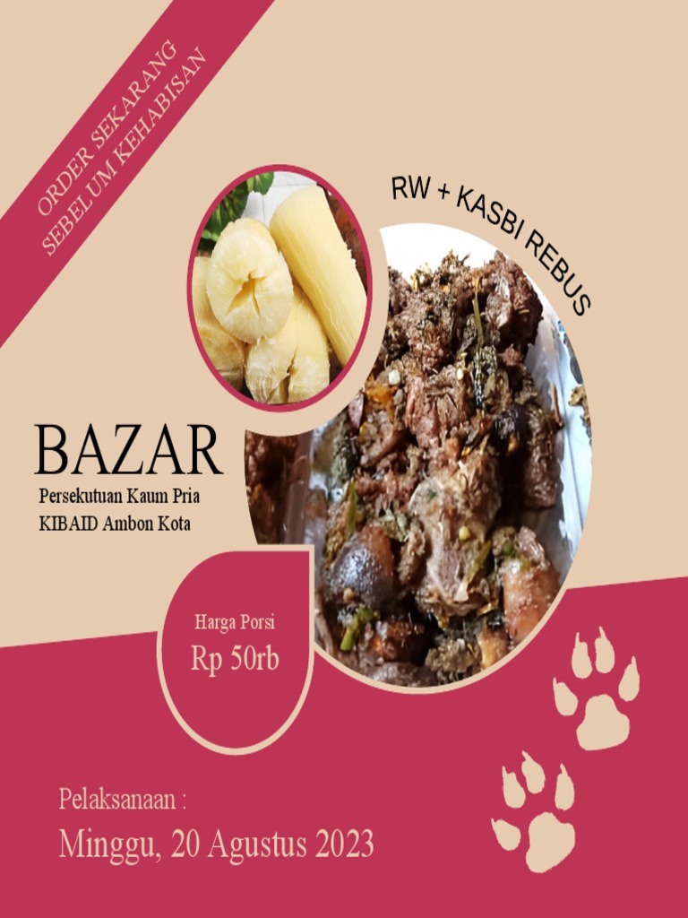 Desain Poster Bazar | PDF