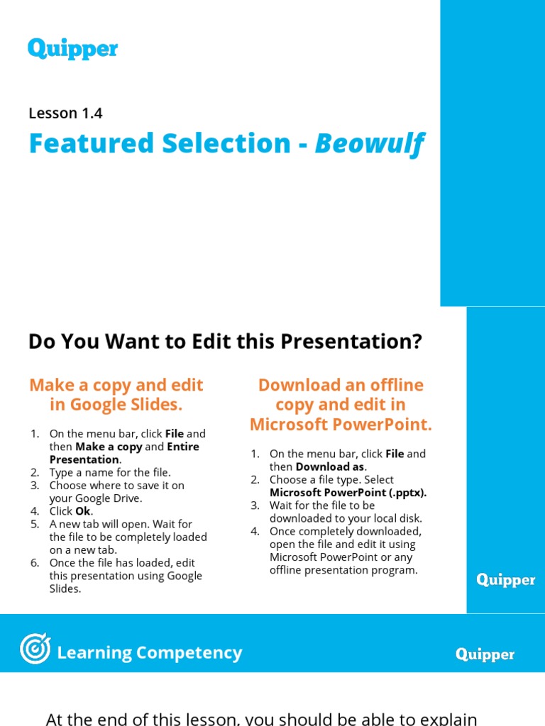 Exploring Beowulf's Epic Elements | PDF | Beowulf | Epic Poetry