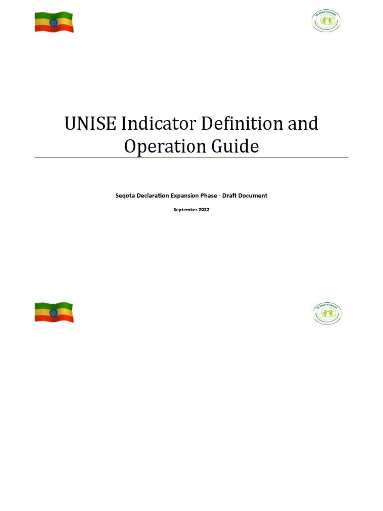 UNISE Indicator Operation Guide | PDF | Social Science | Wellness