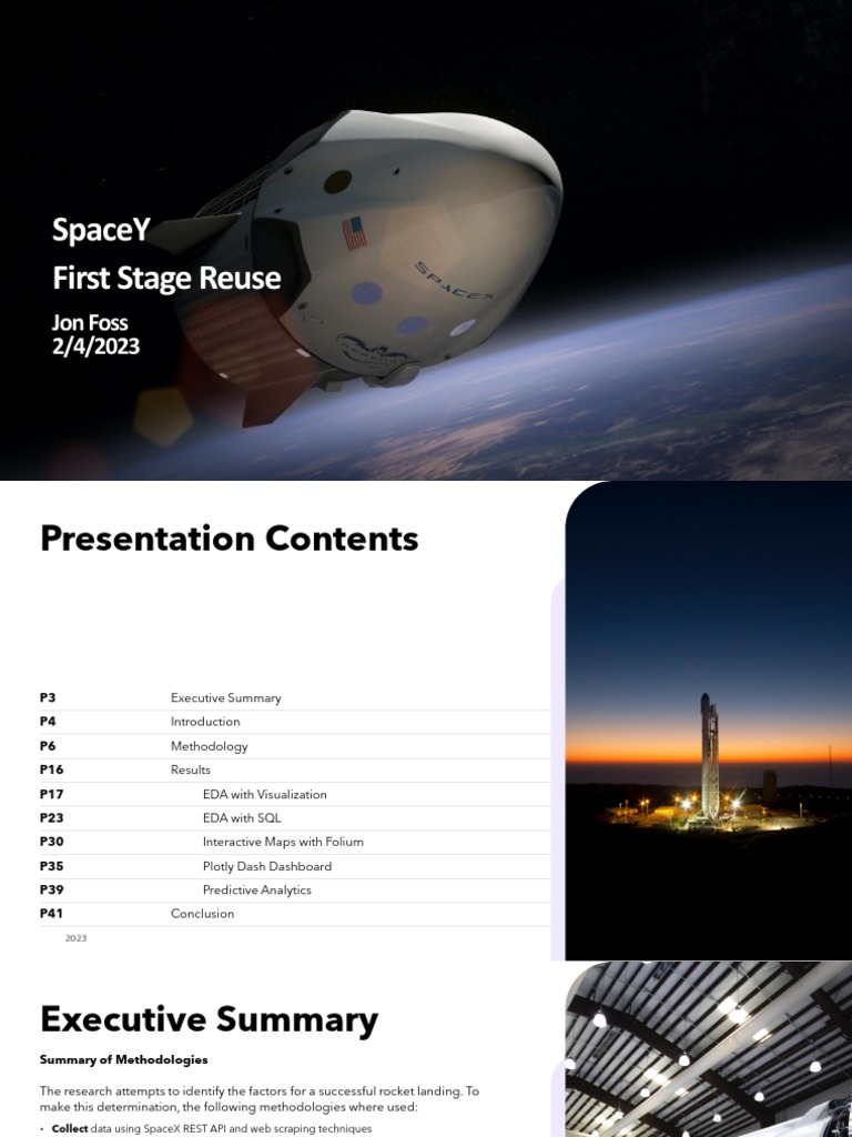SpaceX First Stage Landing Analysis | PDF | Falcon 9 | Space X