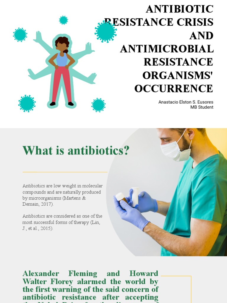 Antibiotic Resistance Healthcare Infographics by Slidesgo | PDF | Antimicrobial Resistance ...
