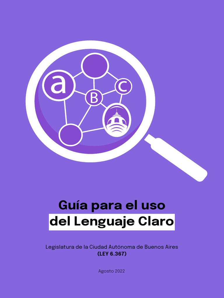 Guia para Uso de Lenguaje Claro | PDF | Lenguaje simple | Buenos Aires
