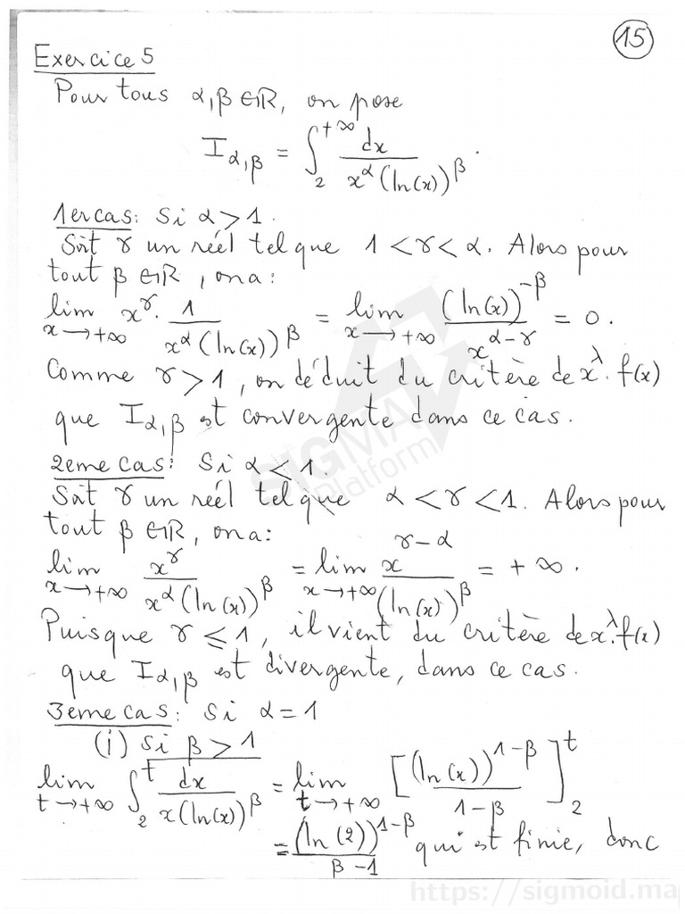 Correction TD 1 Suite | PDF