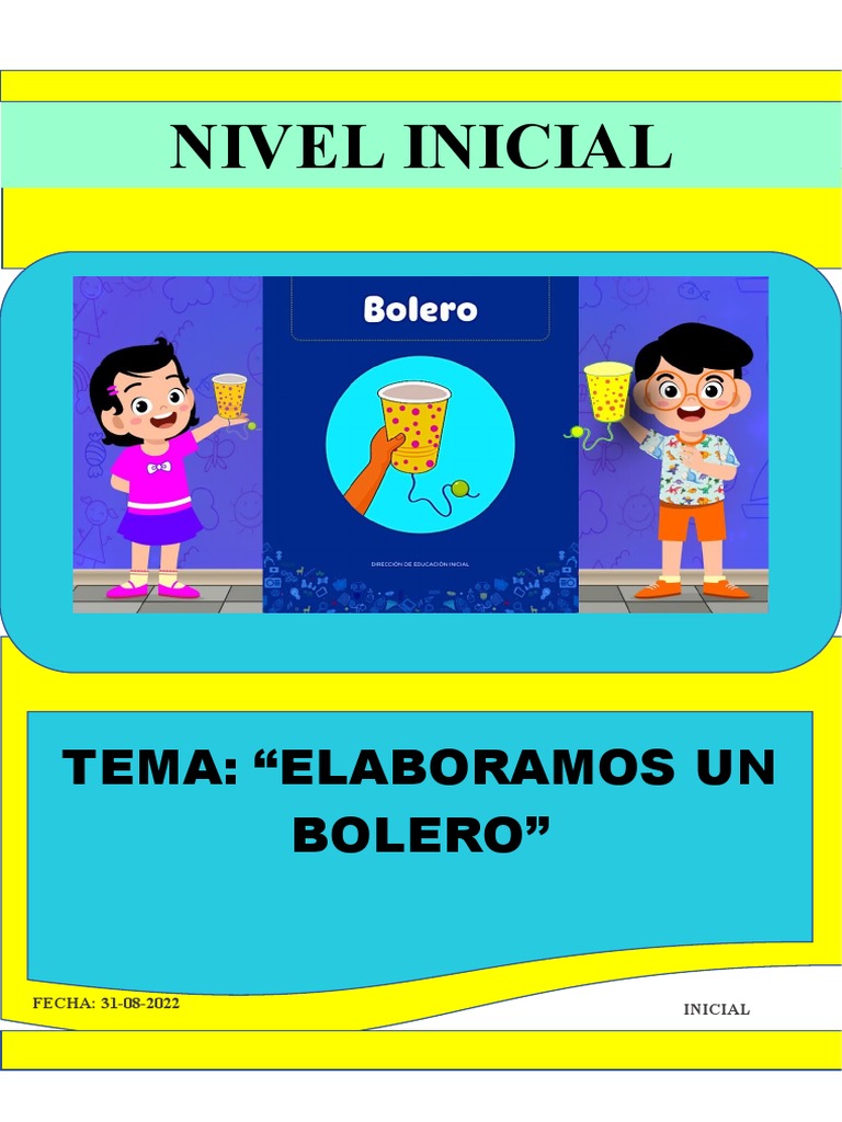 Elaboramos Un Bolero - Inicial-Editorial Dionicio | PDF