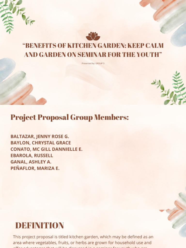 Community Project Proposal | PDF