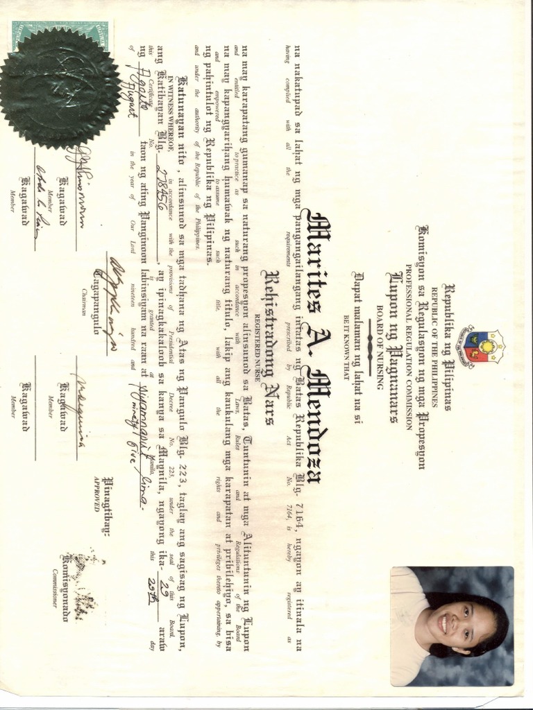 Board Certificate | PDF