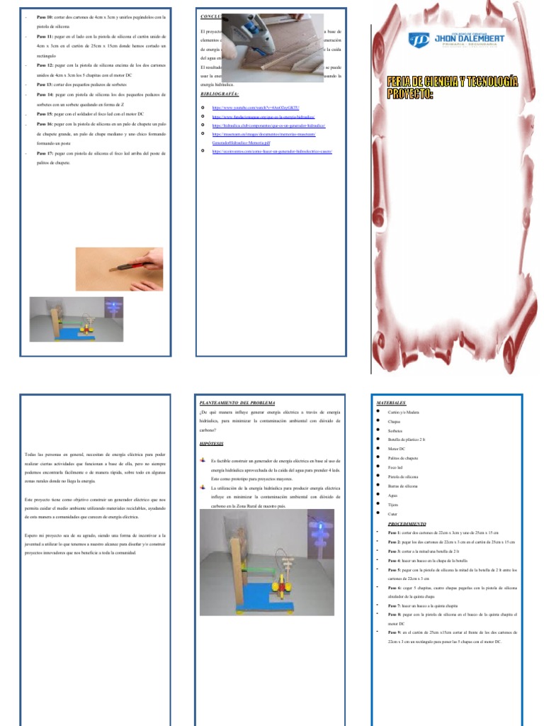 Triptico Leo | PDF | Naturaleza | Materiales