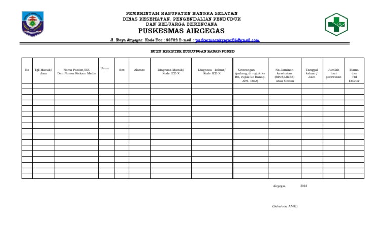 BUKU REGISTER PONED-RANAP-- | PDF