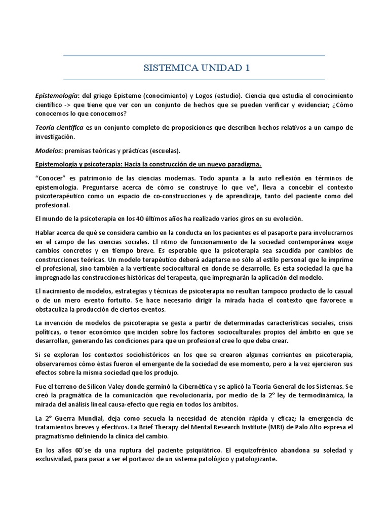 Final Sistemica - Completo | PDF | Realimentación | Comunicación