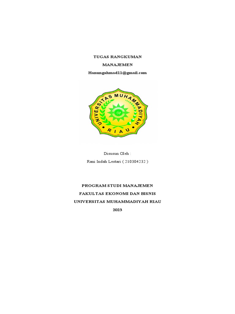 Tugas Rangkuman | PDF