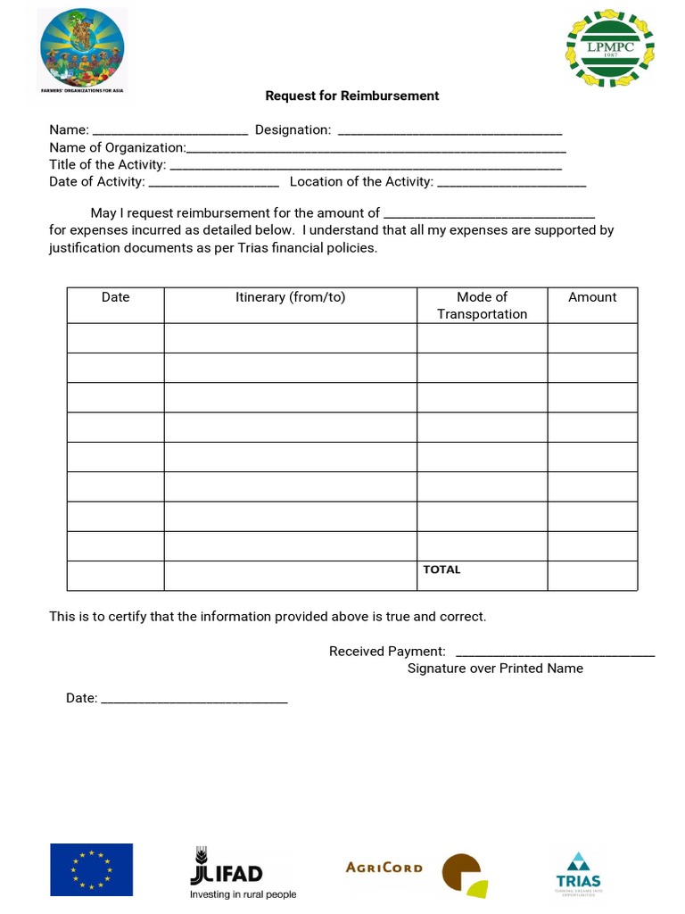 Transportation-Reimbursement-Form | PDF