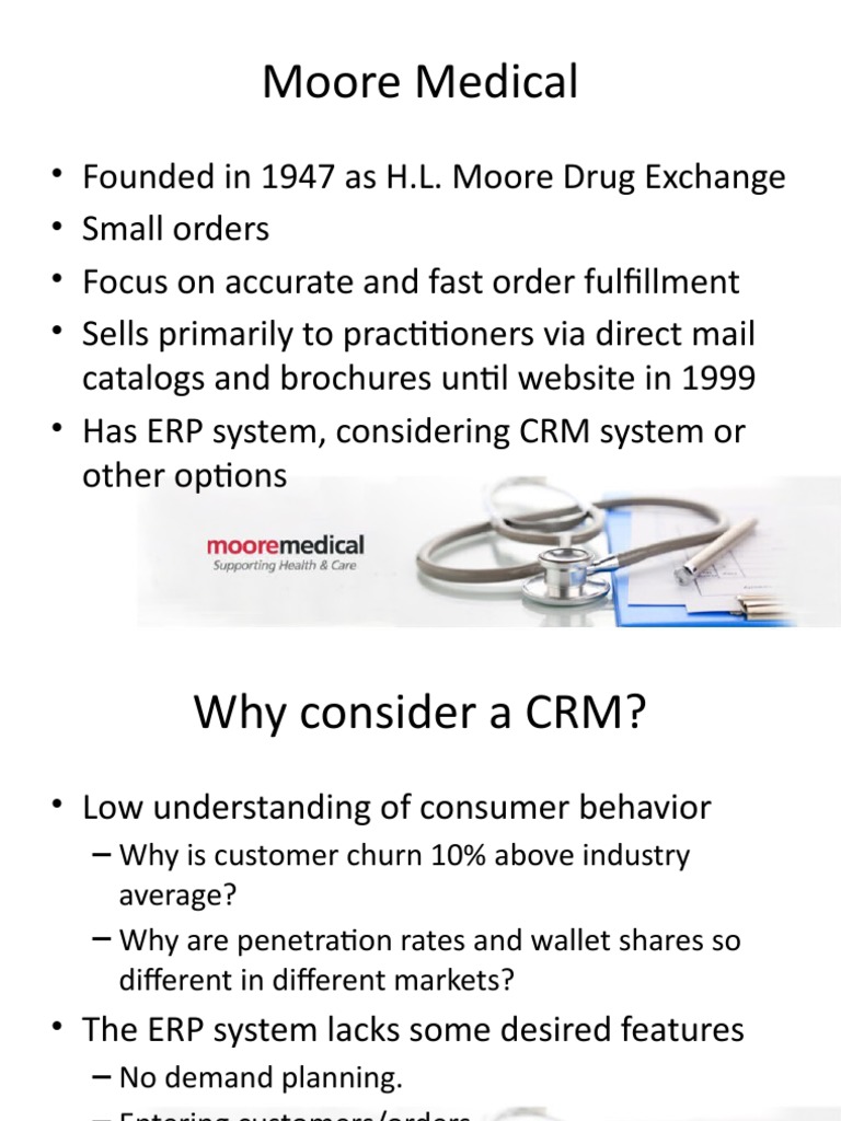 Moore Medical Supply Strategy Overview | PDF | Business