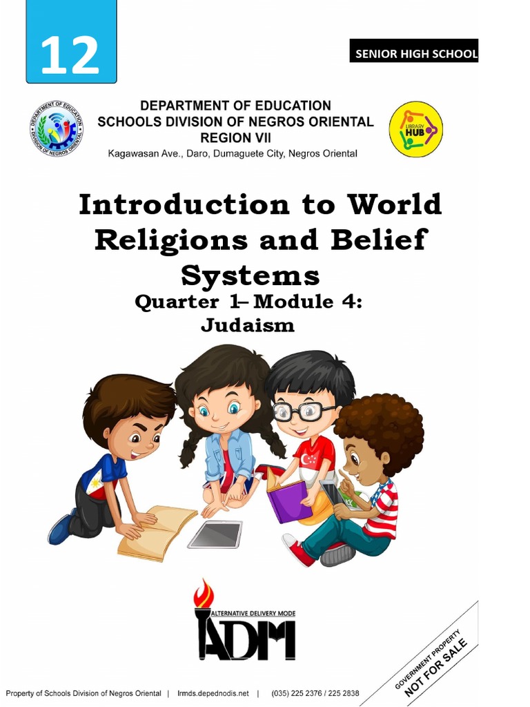 q1 Module 4 - Iwrbs (Judaism) | PDF | Jewish Religious Movements | Shabbat