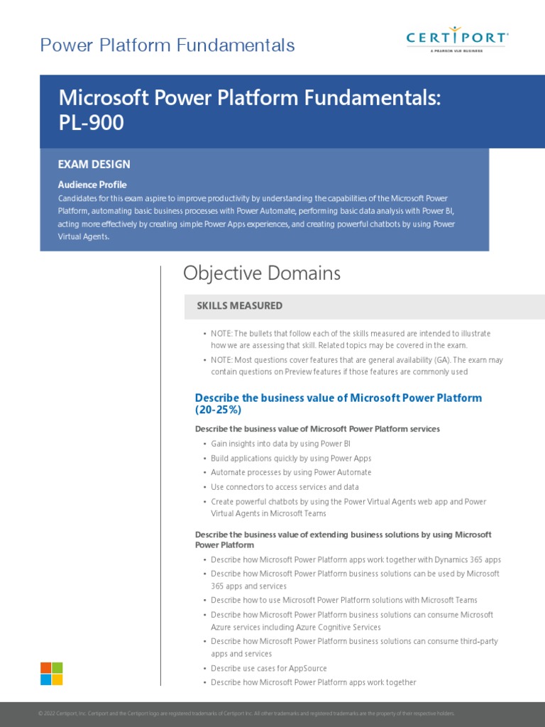 MCF OD Power Platform Fundamentals PL-900 0323 | PDF | Application ...