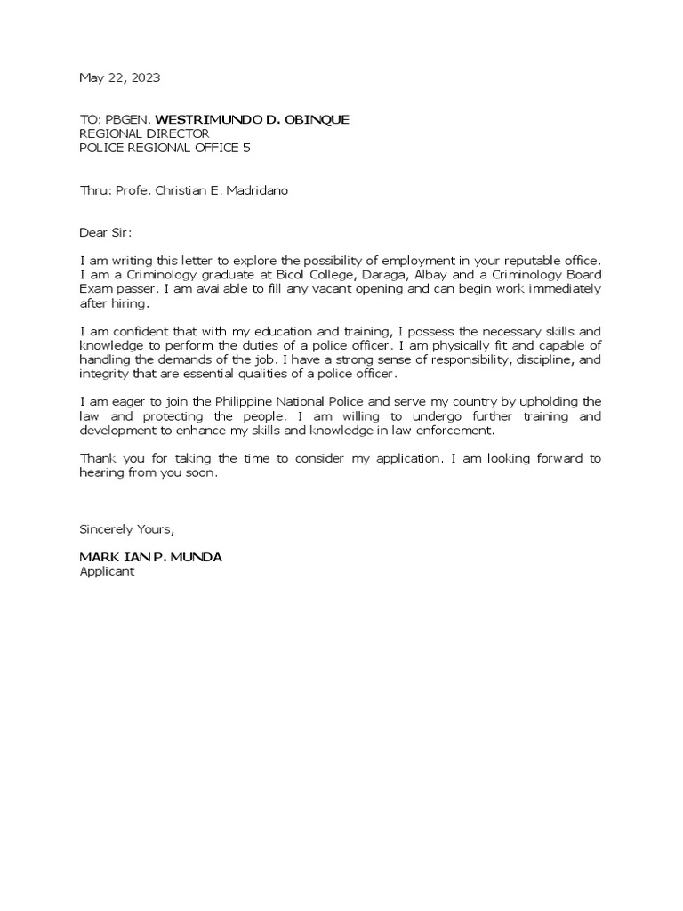 criminology-application-letter_(2)[1] | PDF