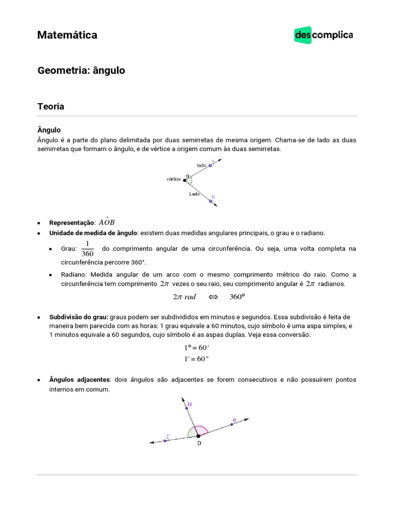Ângulo | PDF