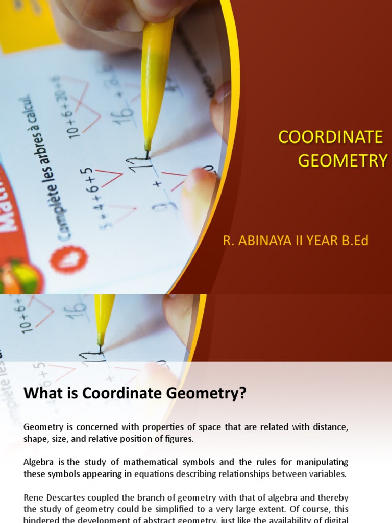 Coordinate Geometry | PDF