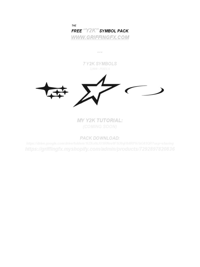 Free Y2k Symbol Pack | PDF