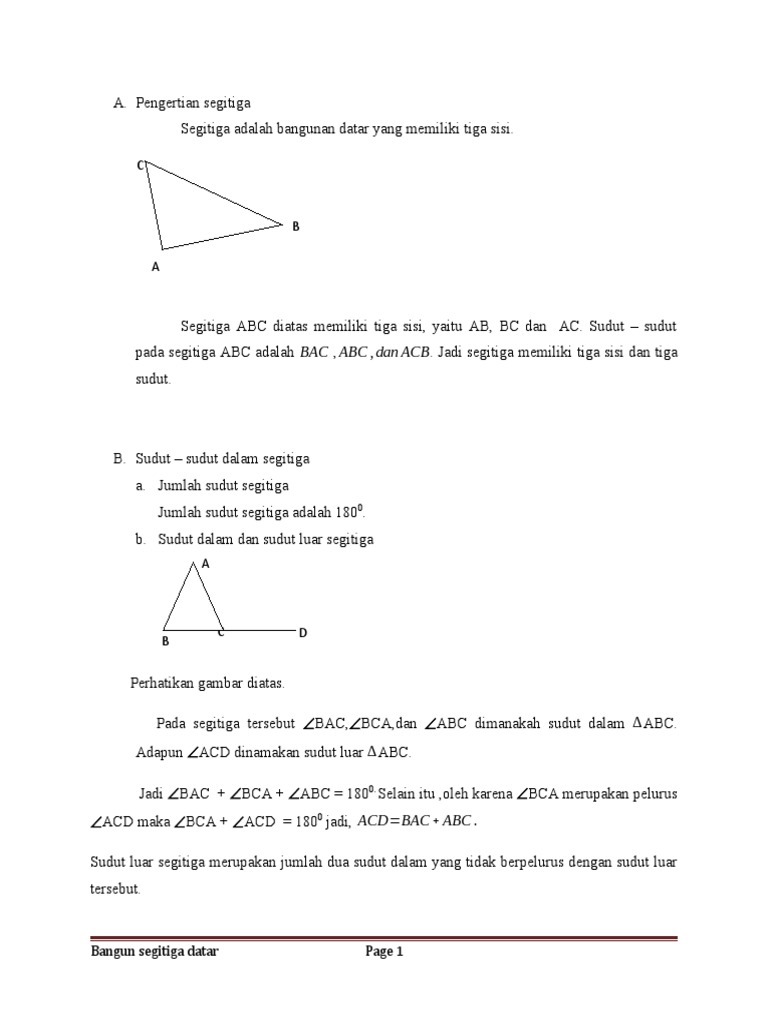 Kliping Segitiga | PDF