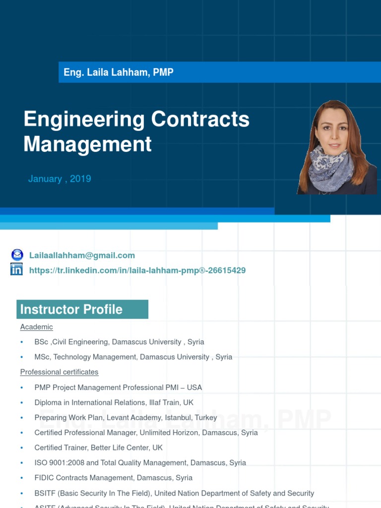 Engineering Contracts Management | PDF | Procurement | Request For Proposal