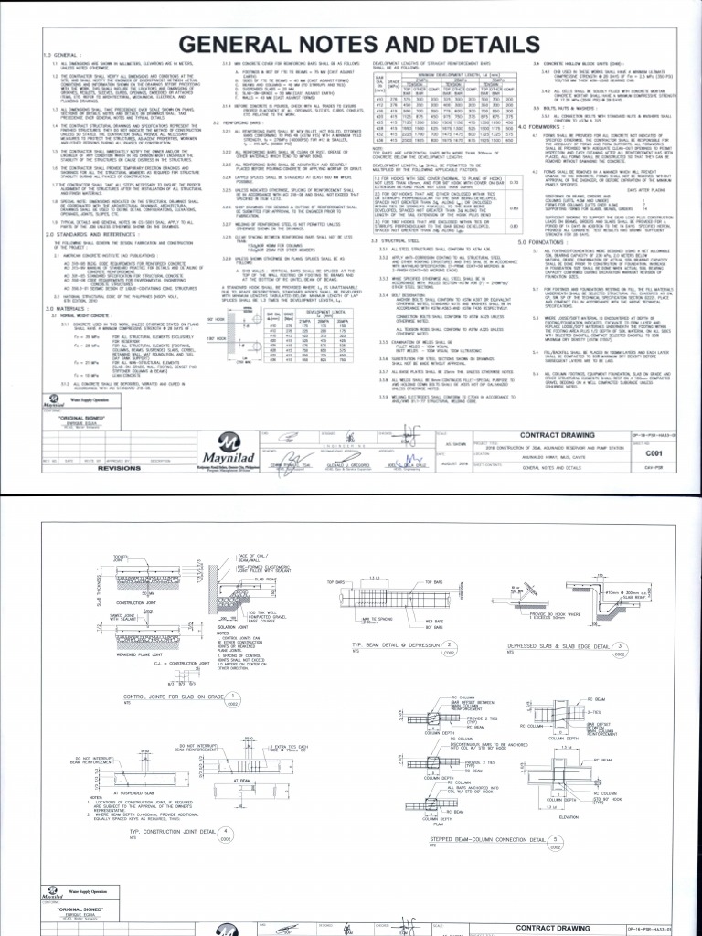 General Notes and Details | PDF