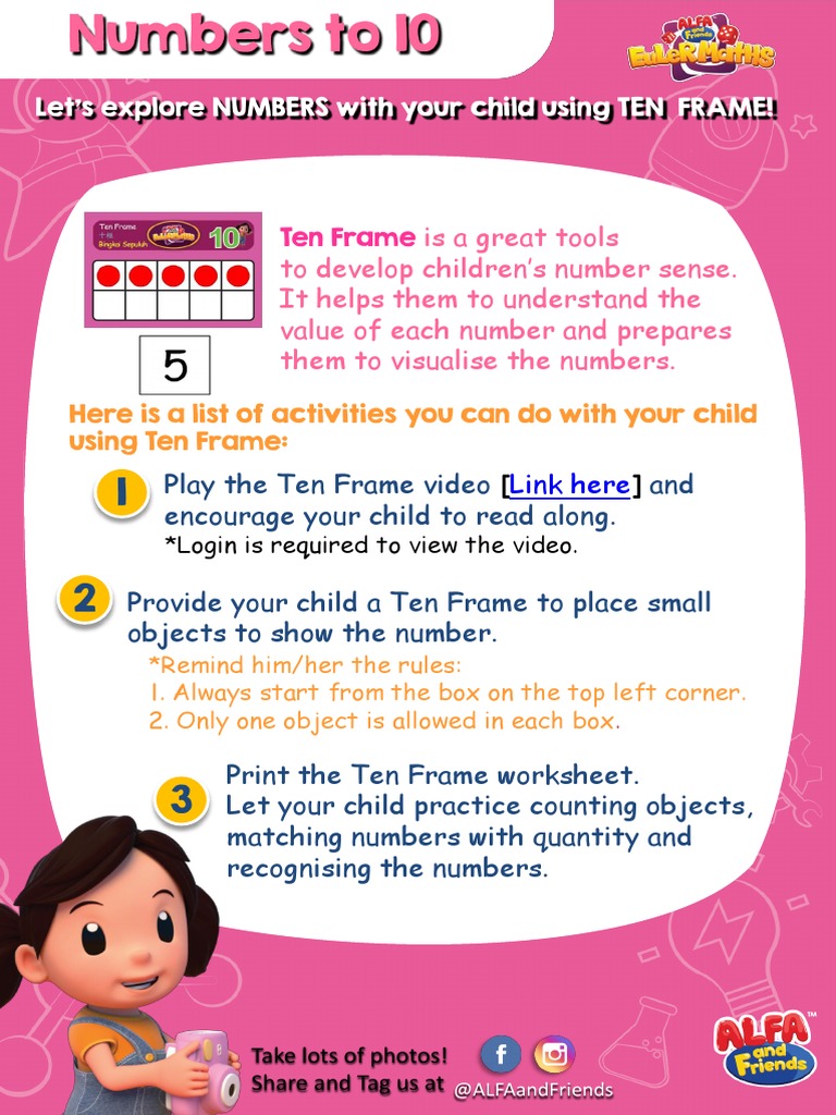 Em lv1 1 Ten Frame | PDF