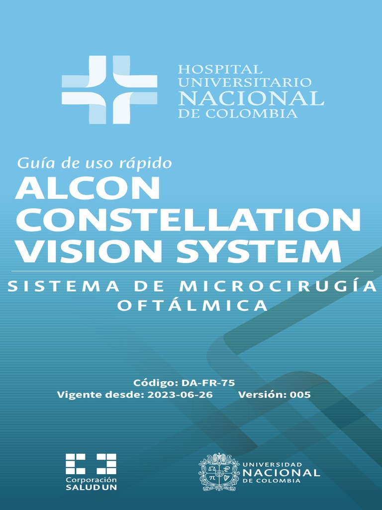 Sistema Microcirugia Oftalmica ALCON | PDF | Ojo | Equipo