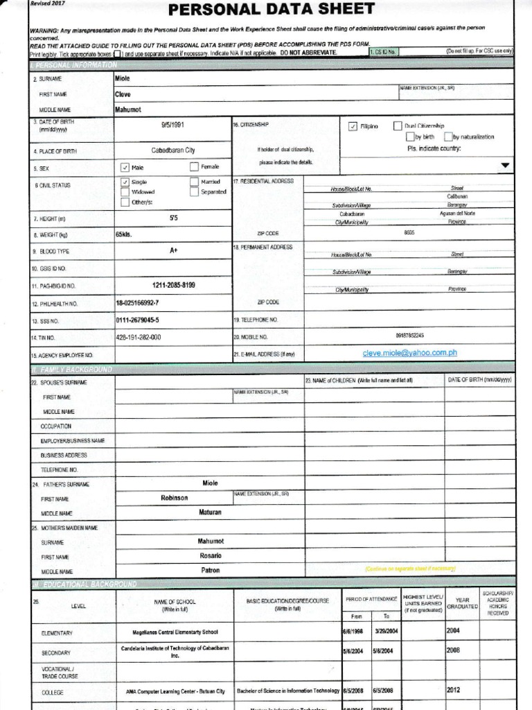 Cleve M. Miole | PDF