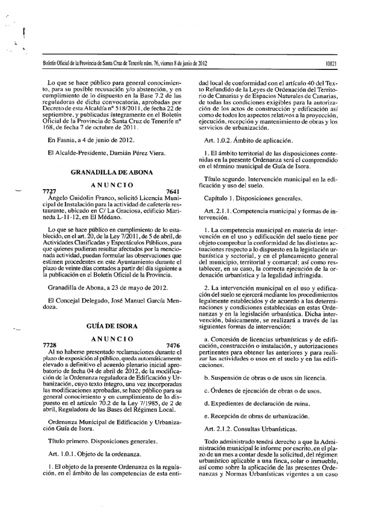 Ordenanza - Edificacion - y - Urbanizacion 1 | PDF