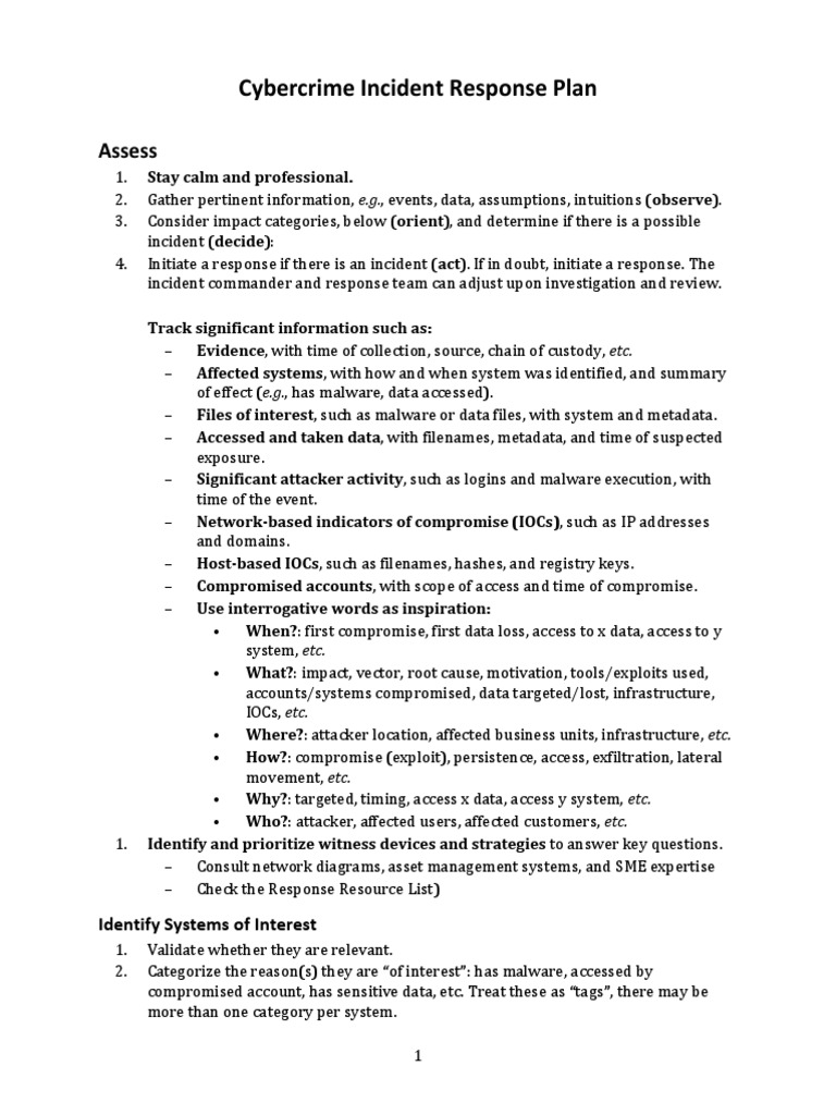 5-Cybercrime Incident Response KEY AREA-LAW ENFORCEMENT | PDF | Computer Network | Malware