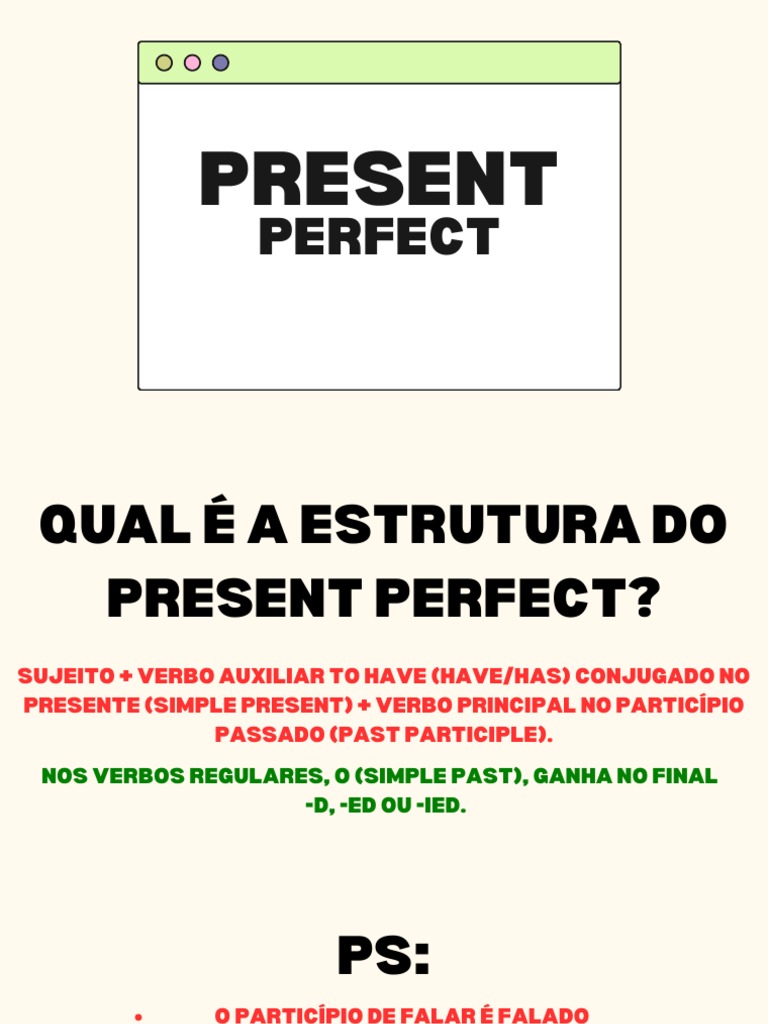 Present Perfect | PDF