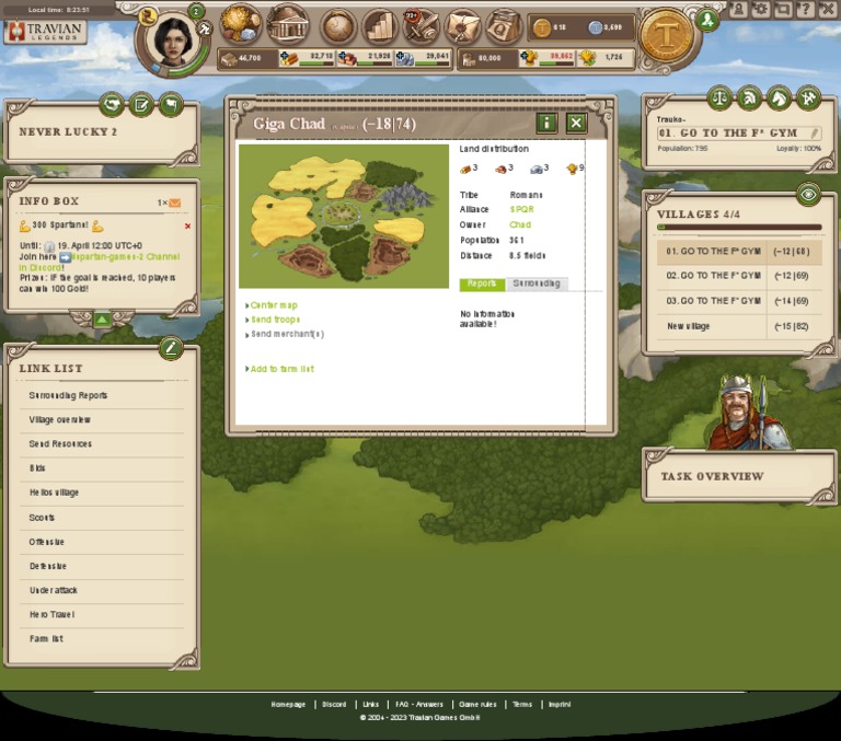 Travian Game Overview and Links | PDF