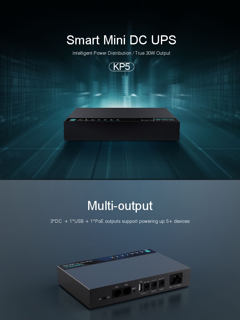 Smart Mini DC UPS KP5 | PDF