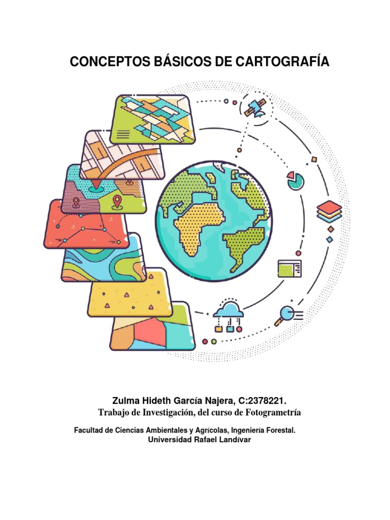 Conceptos Básicos de La Cartografia | PDF | Mapa | Cartografía