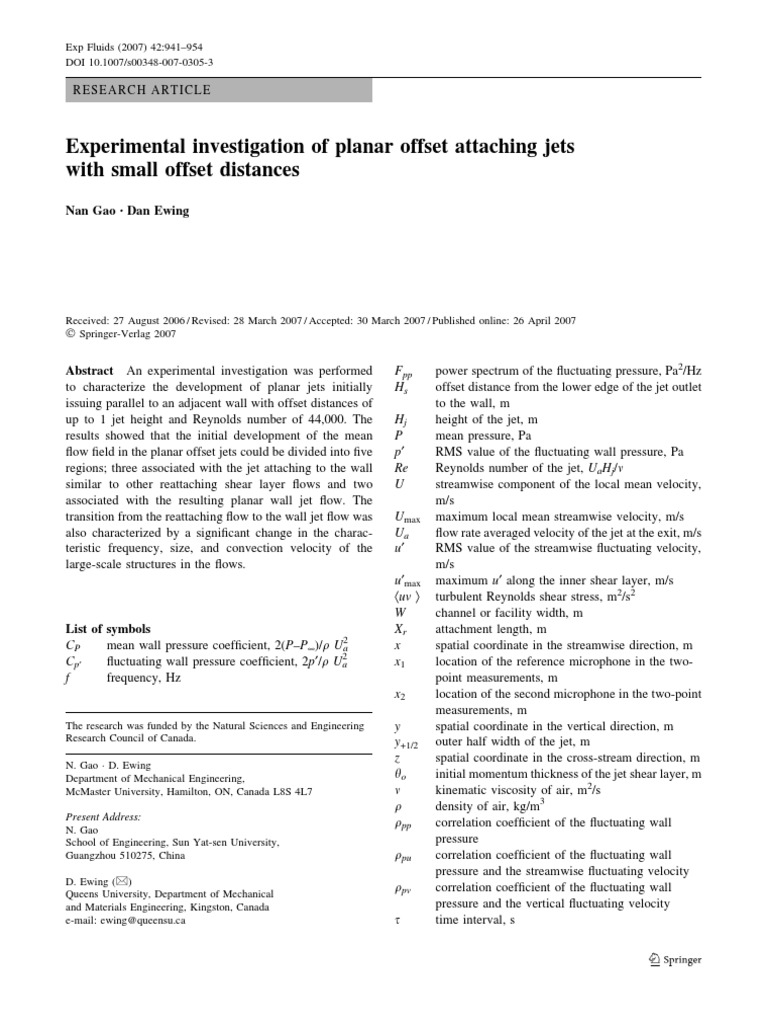 Gao, Ewing - 2007 - Experimental Investigation of Planar Offset ... Gao, Ewing - 2007 - Experimental Investigation of Planar Offset ...