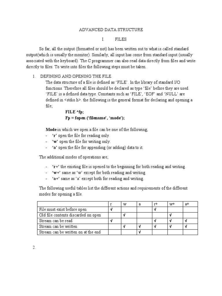 Advanced Data Structure II | PDF | Notation | Software Development Advanced Data Structure II | PDF | Notation | Software Development
