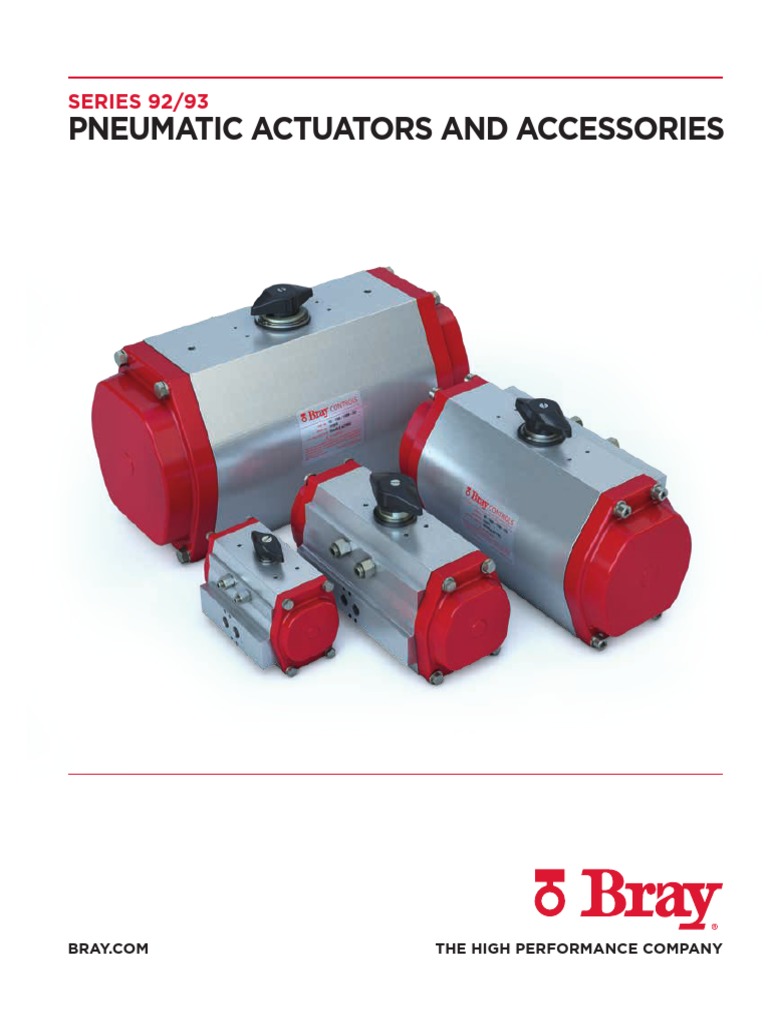 Catalogo Actuador Bray | PDF | Valve | Actuator