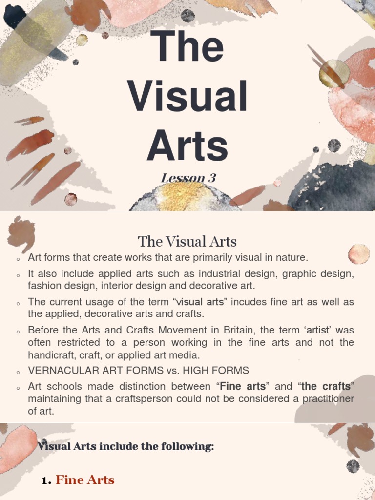 ArtAPP Chapter 1 Lesson 3 | PDF | The Arts | Fine Art