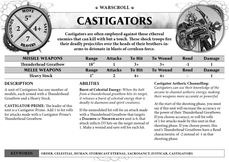 ENG Stormcast Castigators | PDF