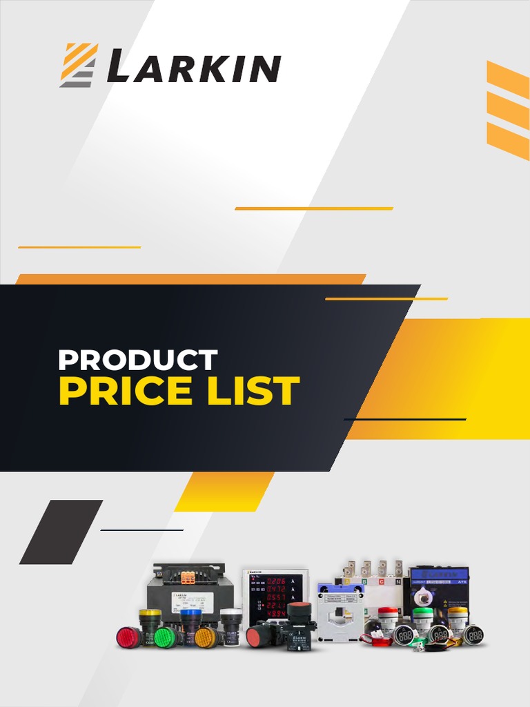New Pricelist Larkin 2023 | PDF | Electricity | Electrical Engineering