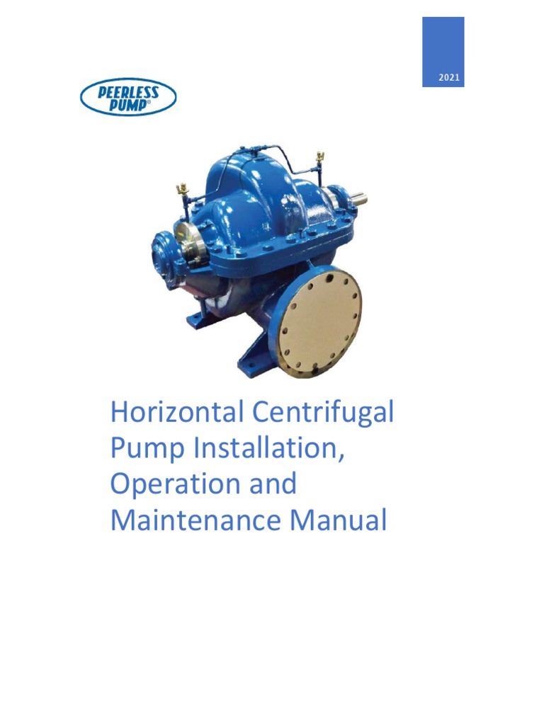 Peerless Horizontal Centrifugal Pumps | PDF