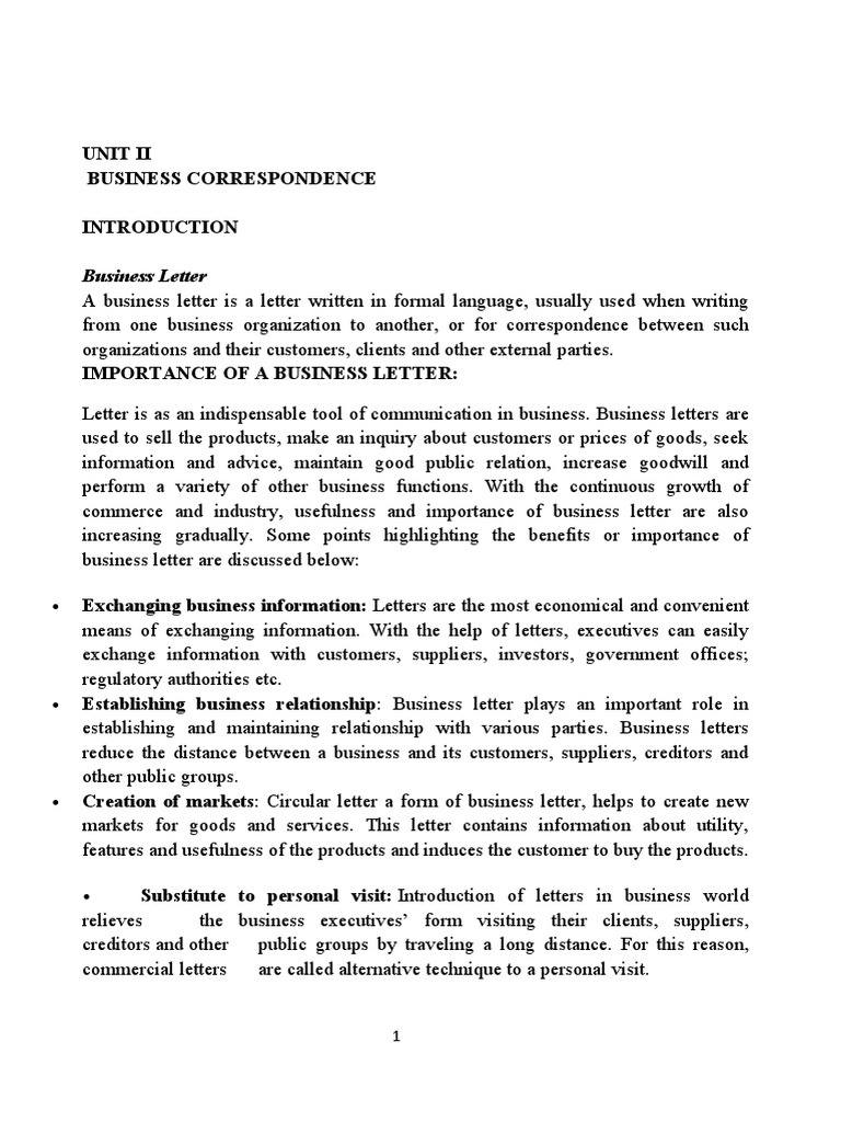 Bba Business Communication Unit 2 Pdf Memorandum Communication