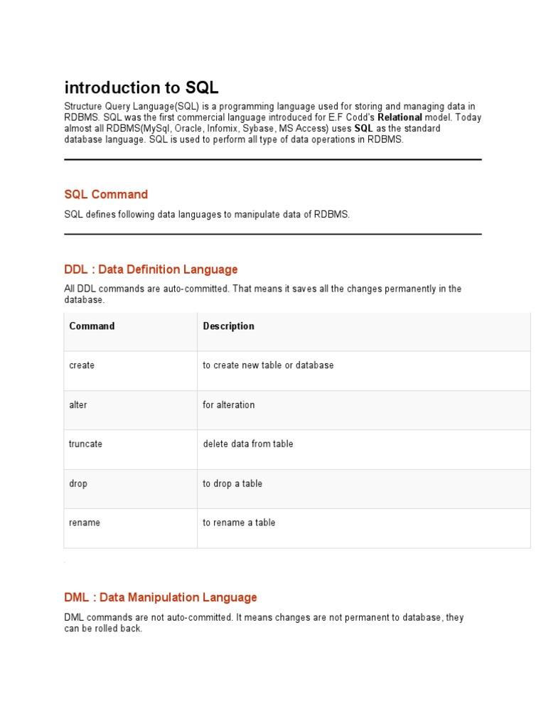 SQL Without Query AI Template | PDF | Relational Database | Sql