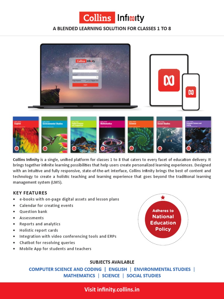 Collins Infinity: Blended Learning for K-8 | PDF | Learning | Project ...