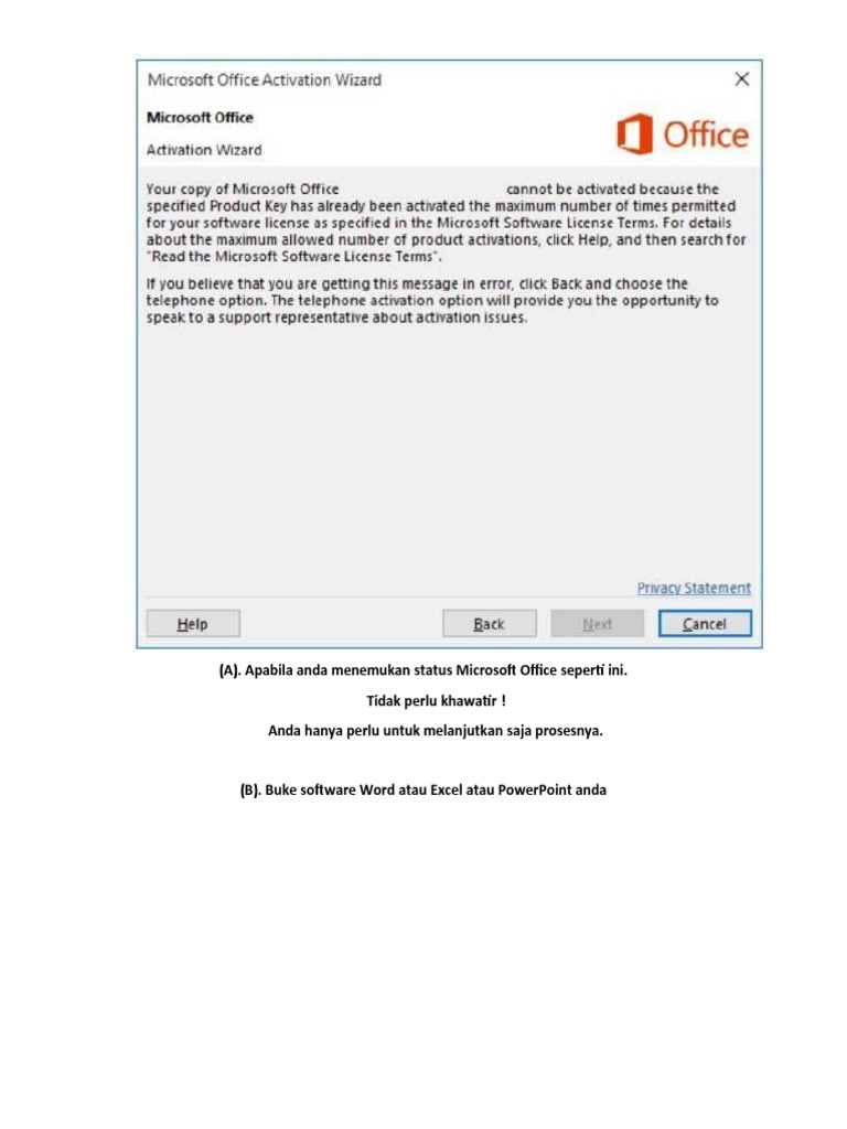 Tutorial Activation MS Office | PDF
