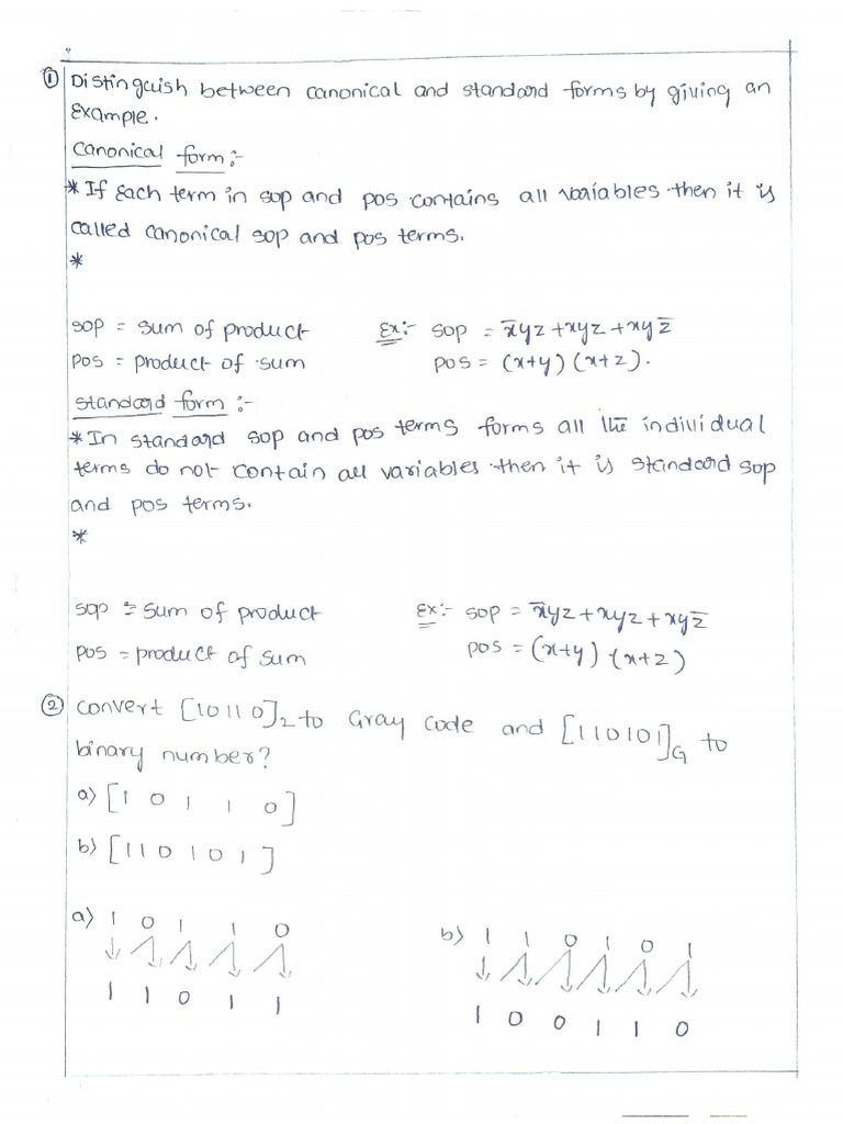DLD Top Priority Questions 2-Marks | PDF