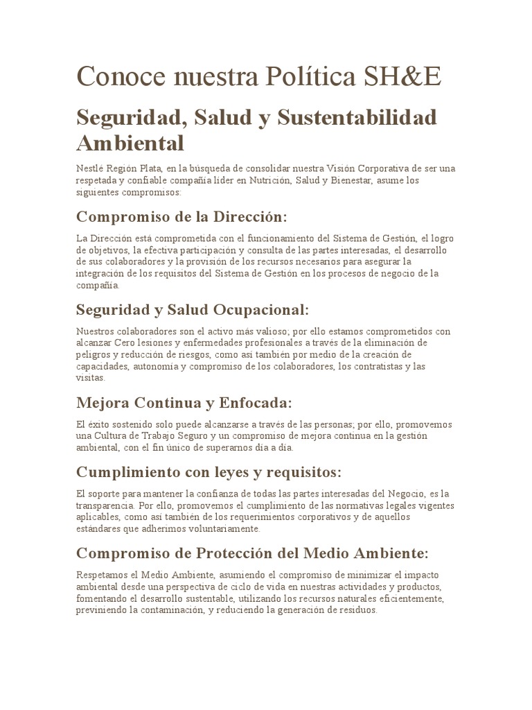 Politica de She | PDF | Negocios