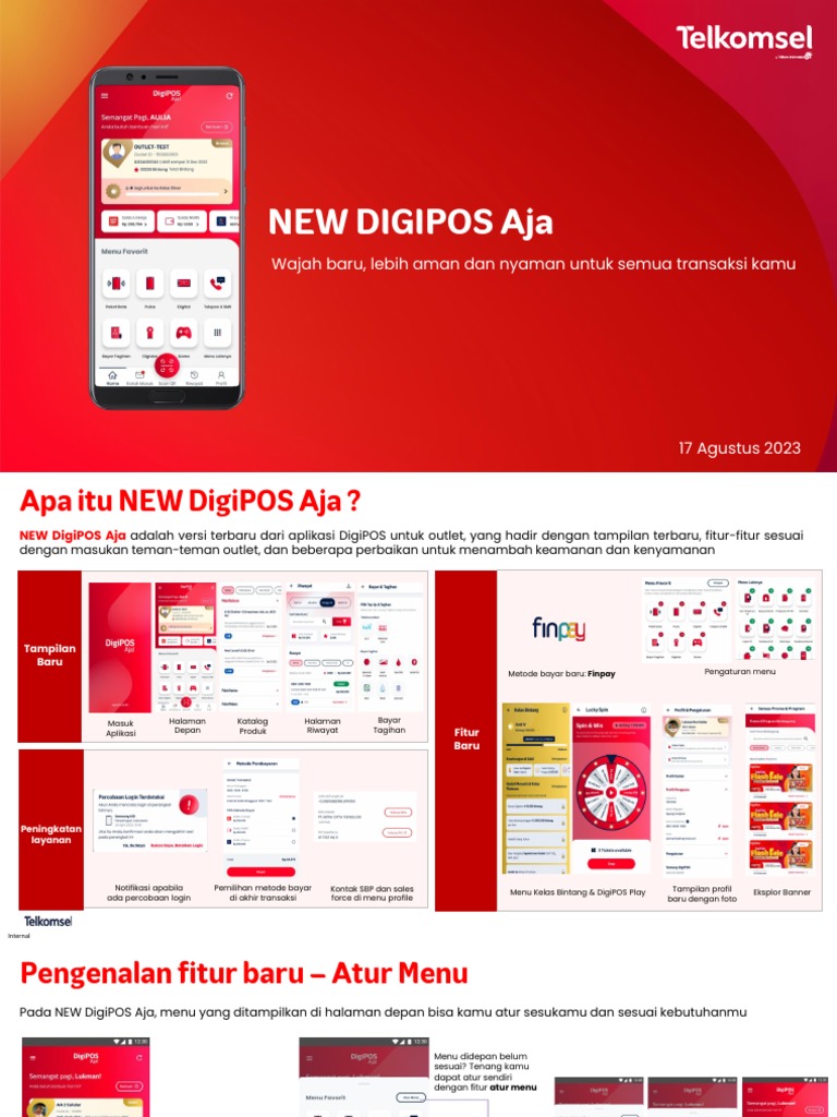 Materi Sosialisasi - New DIGIPOS Aja! | PDF